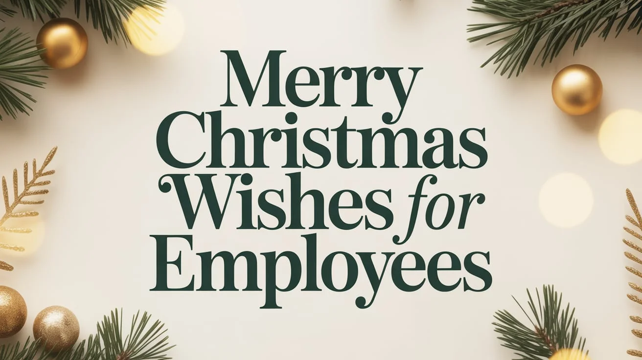 500+ Merry Christmas Wishes for Employees - Inspirational Msgs