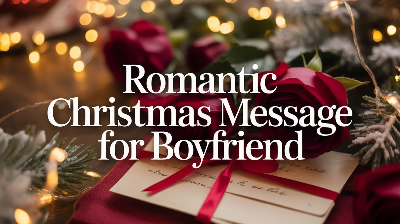 660+ Romantic Christmas Message for Boyfriend - Inspirational Msgs