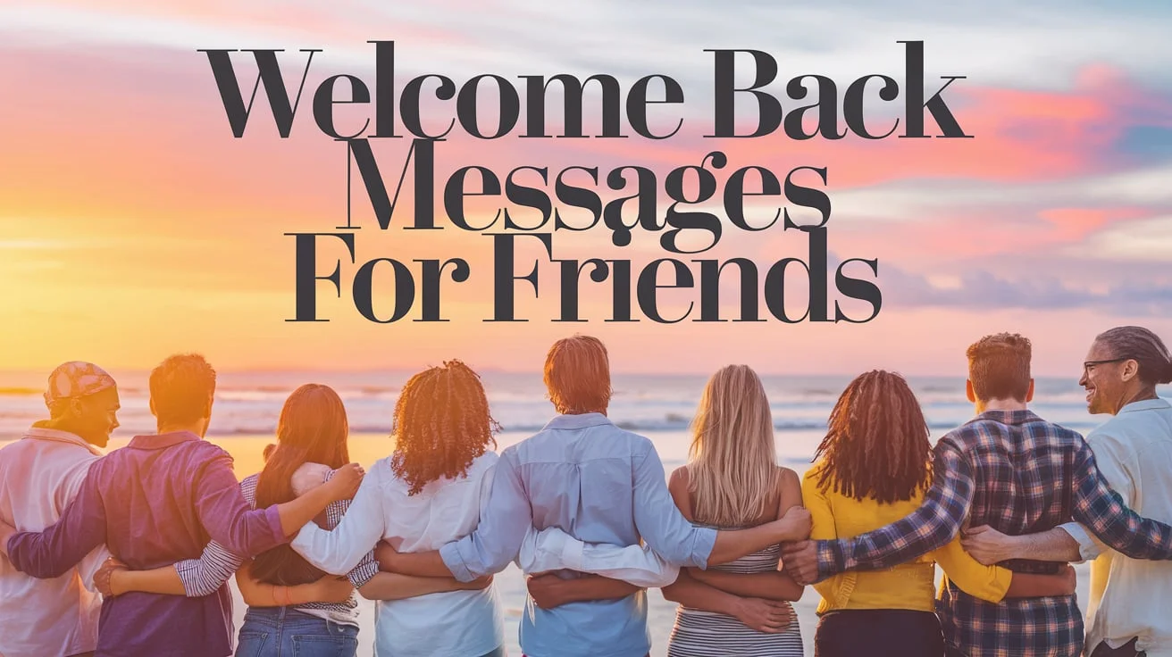 Best 200+ Welcome Back Messages for Friends - Inspirational Msgs